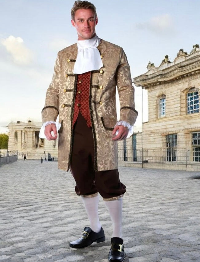 COSTUME RENTAL - B53 Sir Isaac Newton Colonial Suit Large 6 pcs ...