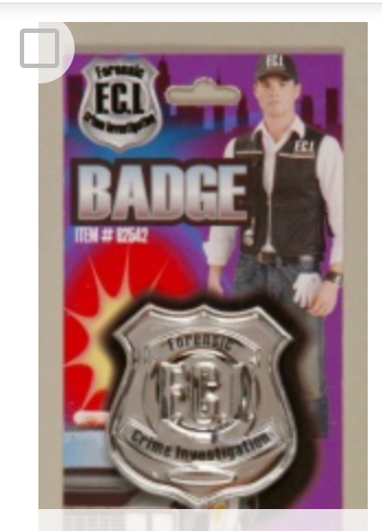 ACCESS: Badge, Forensic Crime Investigation – Woodbridge Costume Collection