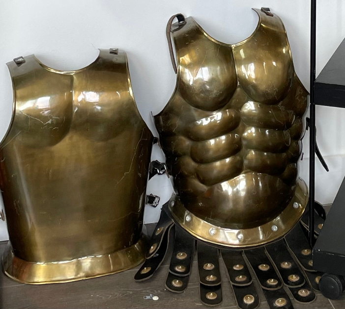 COSTUME RENTAL - F97E Spartan front and back Armour – Woodbridge ...