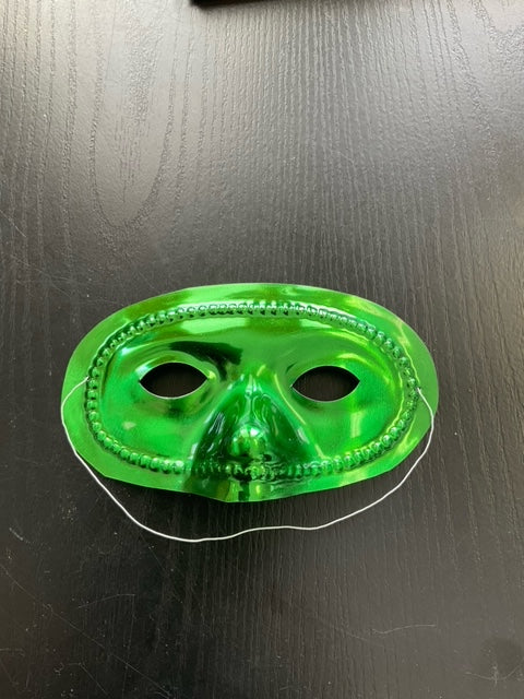 MASK: Green Plastic Eyemask – Woodbridge Costume Rentals